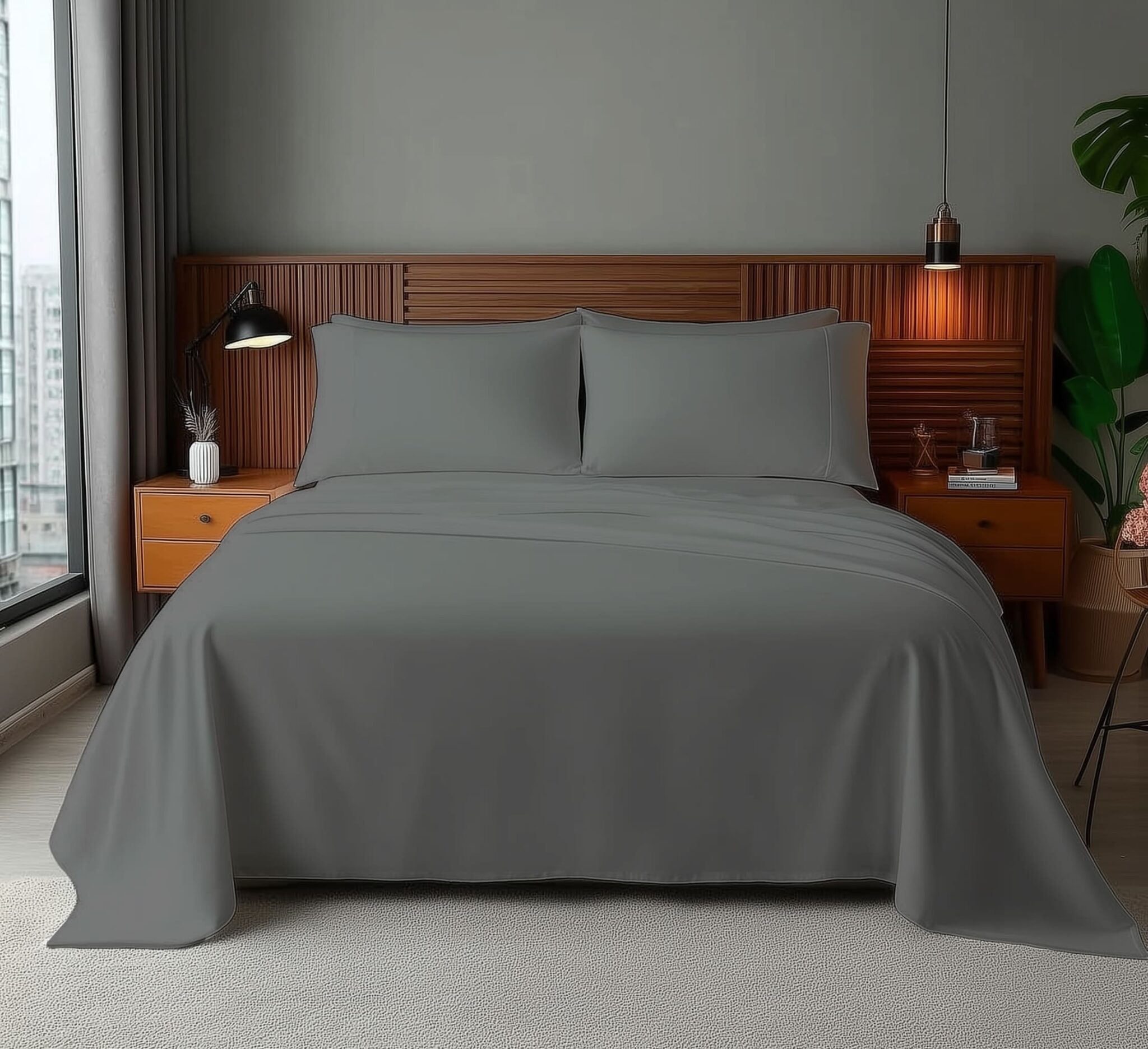 Microfiber Flat Sheet – Ultra Soft, Wrinkle Resistant, Easy Care Bedding